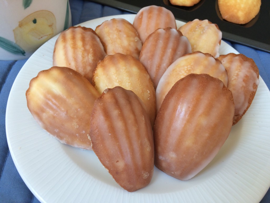 Lemon Glazed Madeleines
